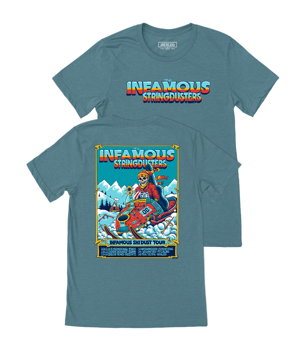 The Infamous Stringdusters Ski Dust Tour Shirt